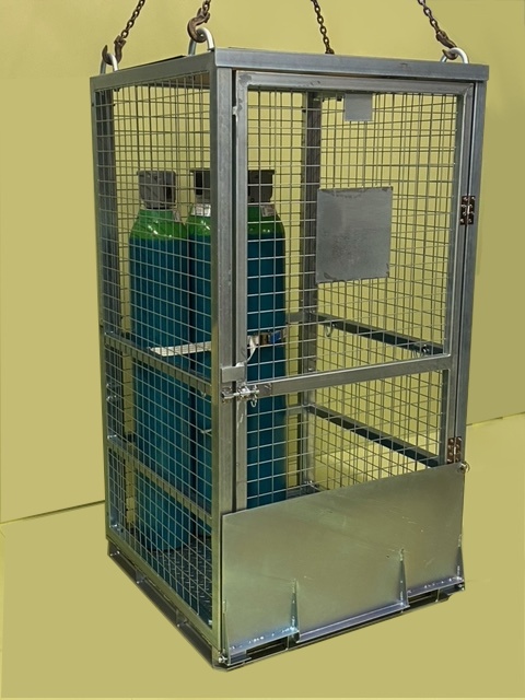 Gas Cylinder Mesh Cage - S&S Gas Cages