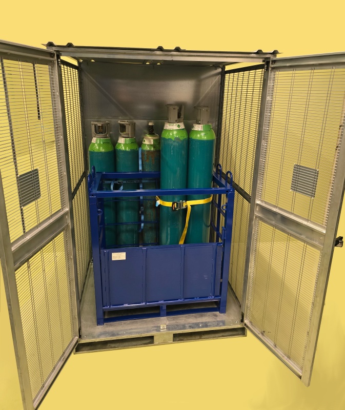 20 Gas Cylinder Safety Cage (Galvanized) - S&S Gas Cages
