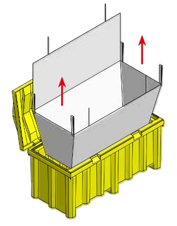 Extra Bag for Polyethylene Container - S&S Gas Cages
