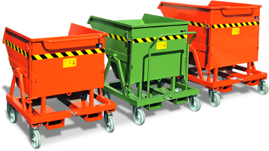 Roll Forward Tipping Skips